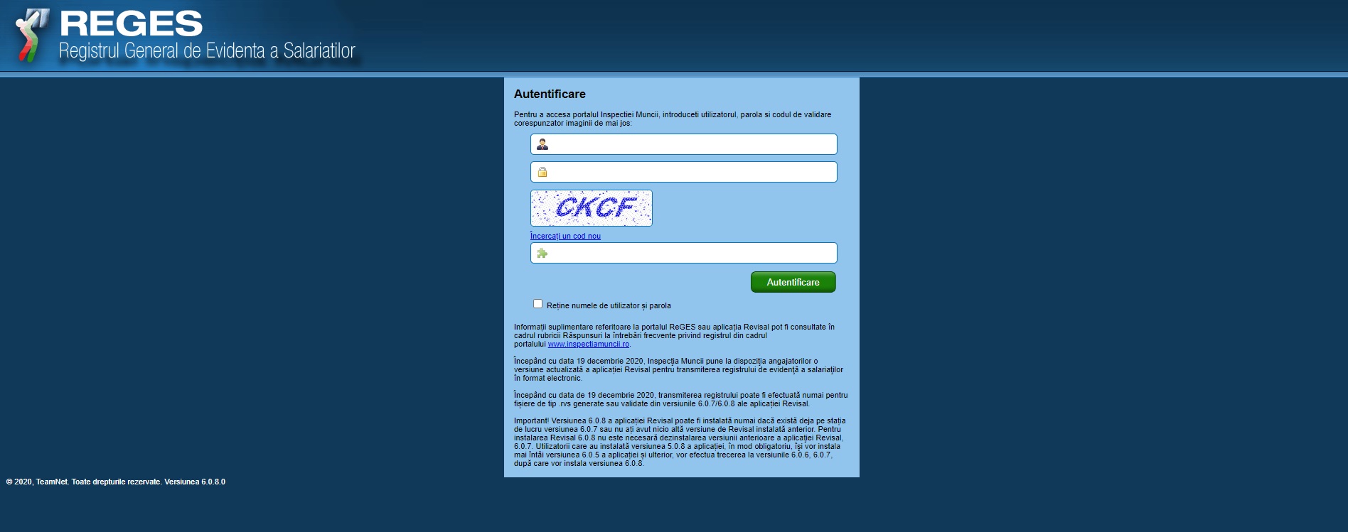 Revisal – care sunt termenele de transmitere a informatiilor obligatorii